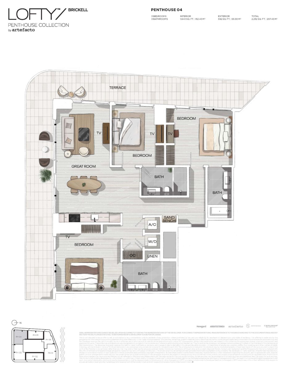 Penthouse – Lofty Brickell